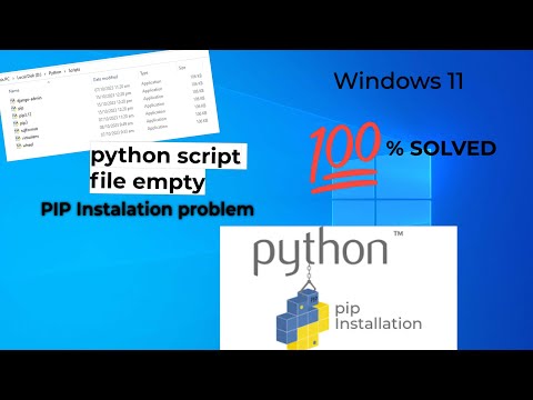 Pip install problem in python || python scripts folder empty problem solved