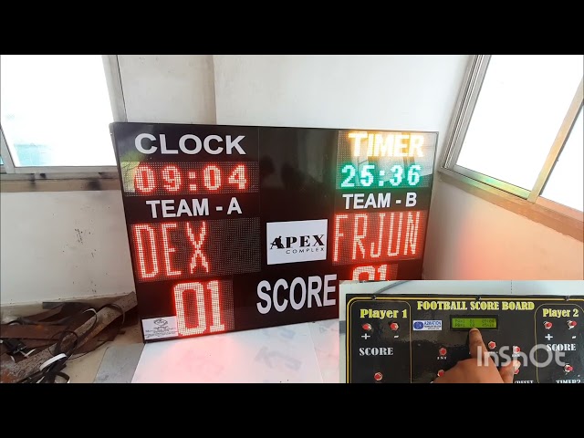 Led Display Board - Outdoor Led Football Scoreboard Manufacturer from ...