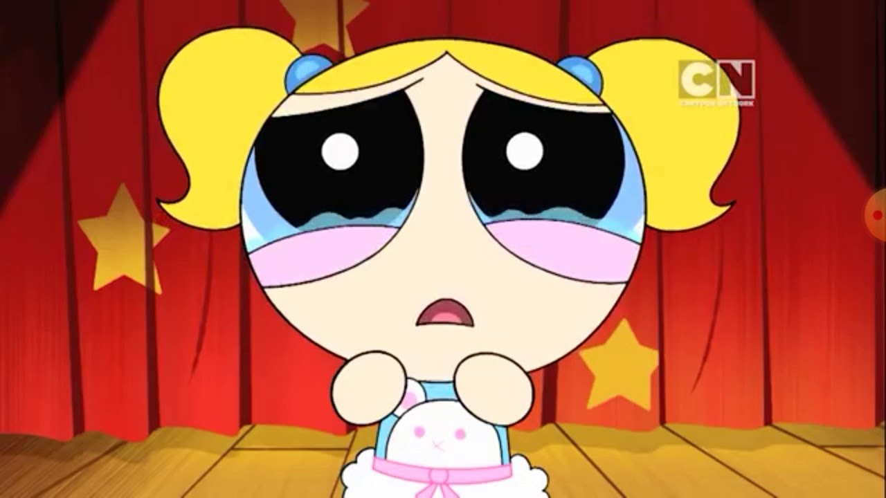 Bubbles crying to run away