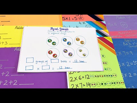 Multiplication for Kids - hands on simple worksheets