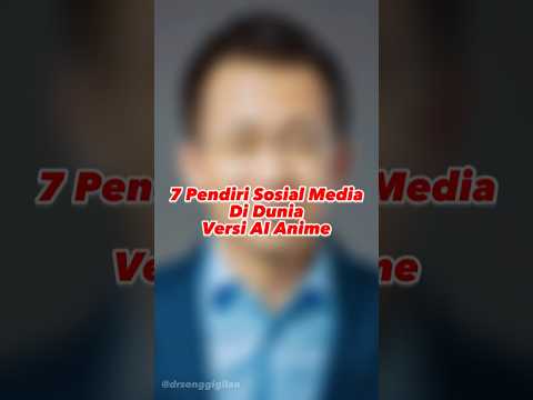 7 Pendiri Sosial Media di Dunia versi AI Anime #socialmedia #ai #sosialmedia