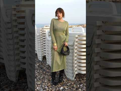 How to style maxi dress and cowboy boots? #howtostyle