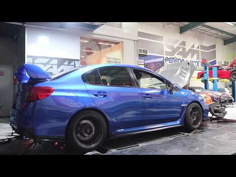 Subaru STi on precision 6466 Turbo pump gas 98 octane + meth injection