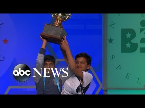 Scripps National Spelling Bee Crowns 2 Winners