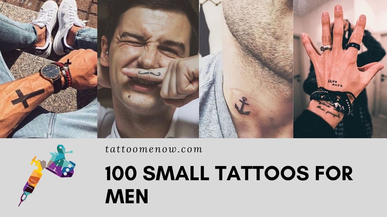 100 Small Tattoos for Men