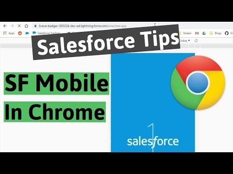 Salesforce Mobile in Chrome Browser