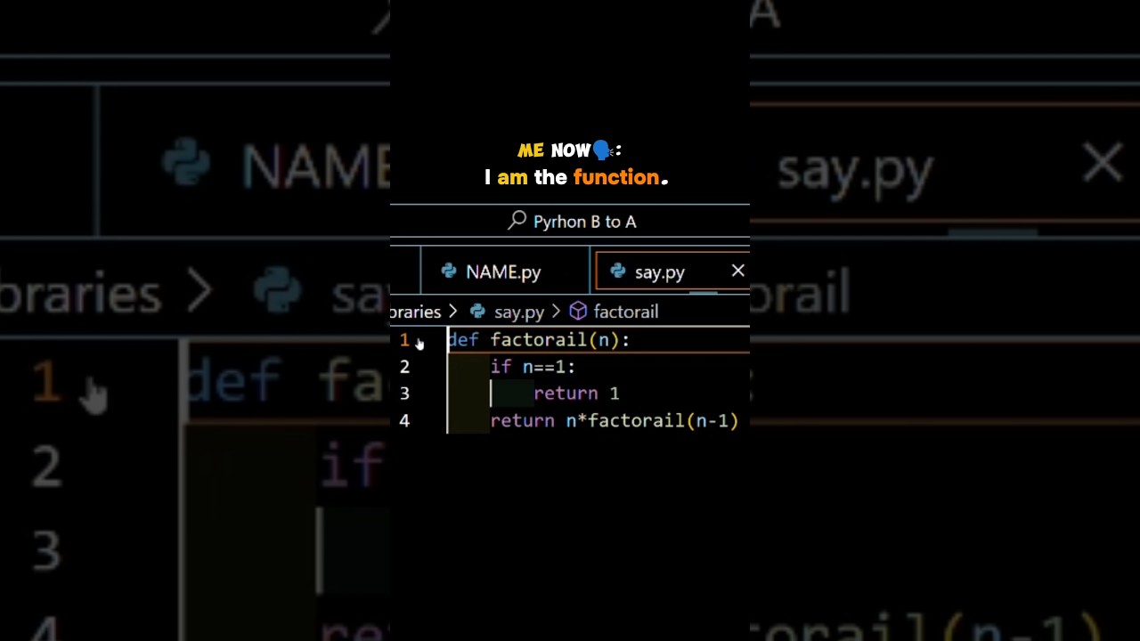 You never 🚫really learn recursion...Until you become recursion #100daysofcode #developerlife #best
