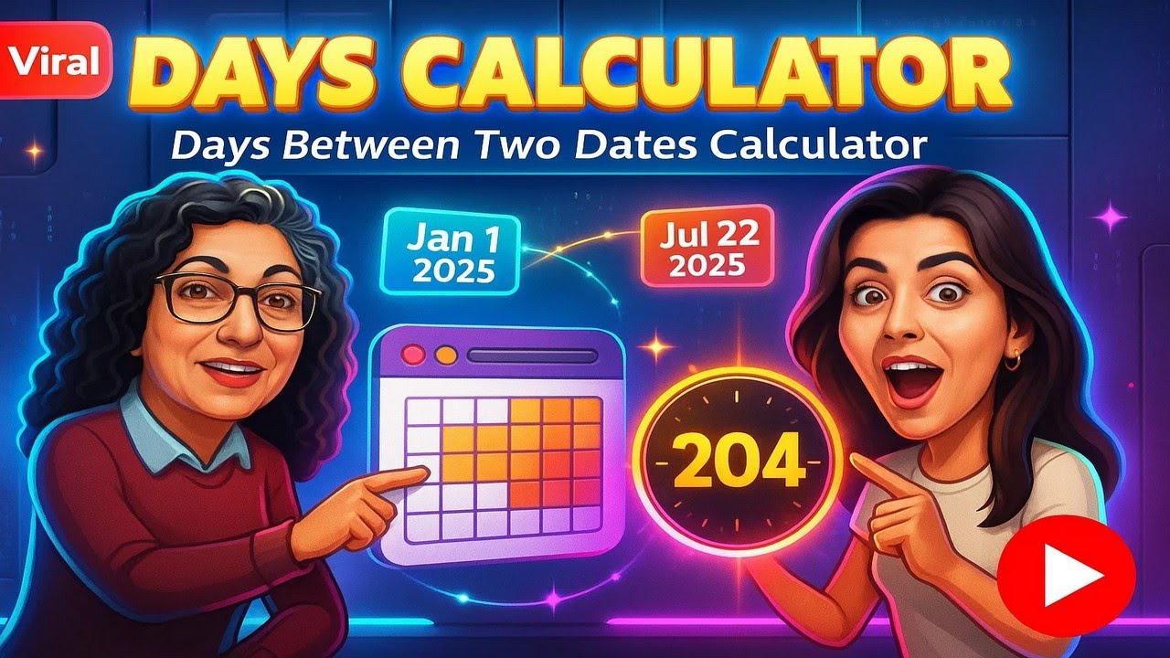 Days Between Two Dates Calculator [DayCounting.com]