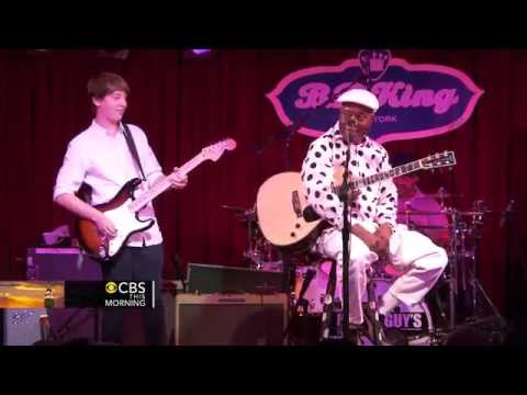 Blues prodigy 14 year old guitarist jams with blues legend
