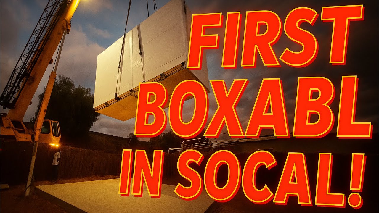 🚨 First Boxabl Home Installed in Southern California! 🚨