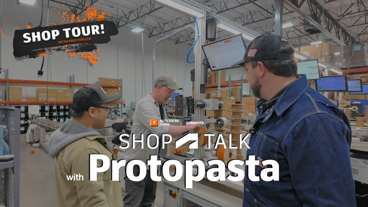 Shop Talk Factory Tour: Protopasta’s Filament Lab + Custom Orange Filament Recipe | Autodesk Fusion
