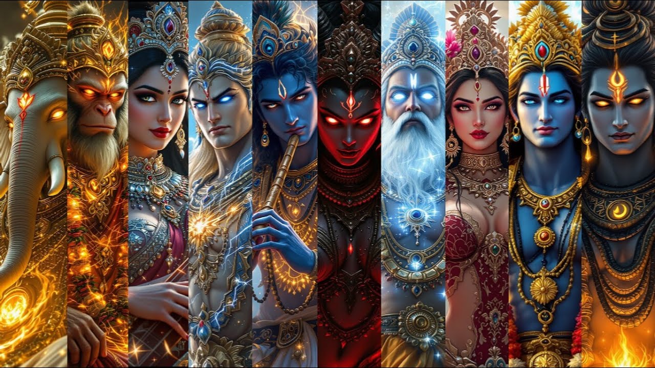 Top 10 Most Powerful Gods in Hindu Mythology | Ancient Hindu Gods Explained