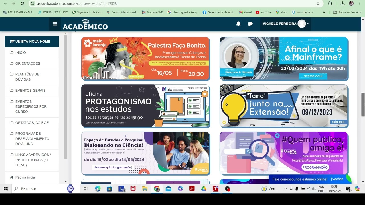 PLATAFORMA AVA ESTUDO UNIBTA