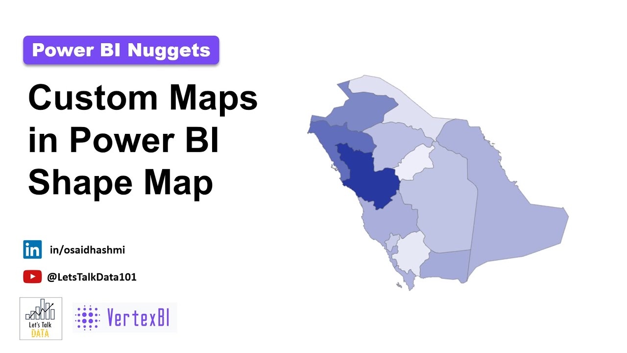 How to Insert Custom Maps in Power BI Shape Map | Step-by-Step Tutorial