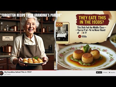 18 Forgotten America Medium-Class Family Recipes of 1930s Middle-Class Parlor Dinners