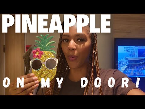 CARNIVAL MARDI GRAS/I PUT A PINEAPPLE ON MY DOOR TO SEE WHAT HAPPENS!