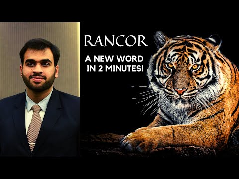 Learning English VOCABULARY in Just Minutes | RANCOR | ROOT And MNEMONICS