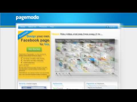 Facebook Pages - Custom Design Your Facebook Page With Pagemodo