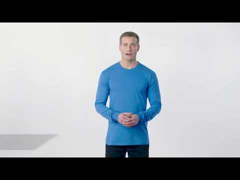 Port & Company® Long Sleeve All-American Tee USA100LS