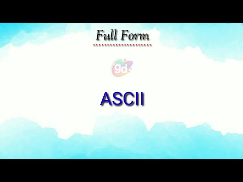 You must know FULL Form of ASCII||Googul dictionary#ascii