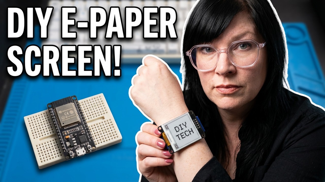 E-Paper Display Tutorial That Takes Just Minutes (ESP32)