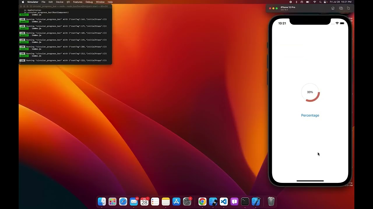 Part 2 of Circular progress bar using reanimated and svg | custom reusable circular progress bar