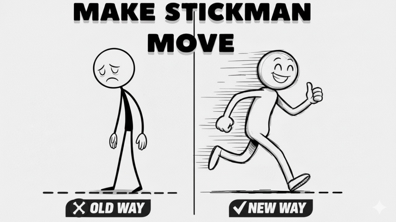 How to Create Stickman Animations with 1 AI Prompt!