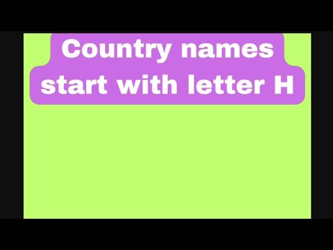 Country names start with letter H#new #shortsfeed #shorts #shortvideo#shortsviral #knowledge #learn