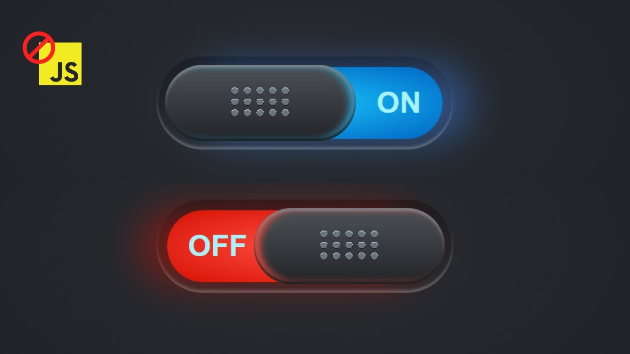 HTML Checkbox Switch | No Javascript (Quick Tutorial)