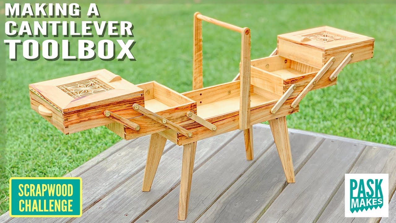 Making a Cantilever Toolbox - Scrapwood Challenge ep35
