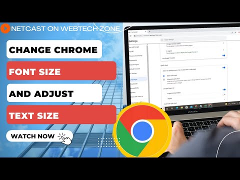 How to Change Chrome Font Size | Adjust Text Size