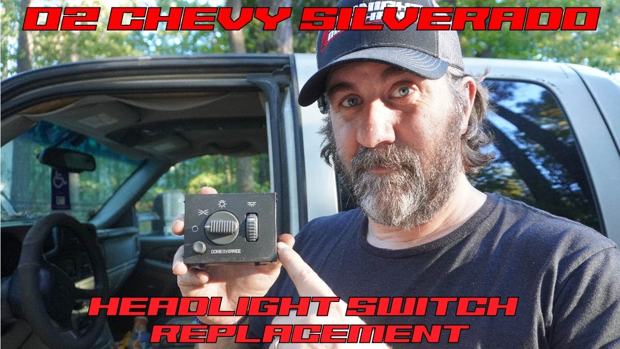 99-06 Chevy GMT-800 Silverado headlight switch replacement!