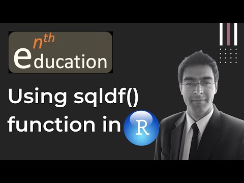 Using sqldf() in R | SQLite | R Studio
