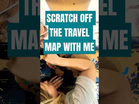 SCRATCH OFF TRAVEL MAP #travel #map #scratch #explore #maps #travelabroad