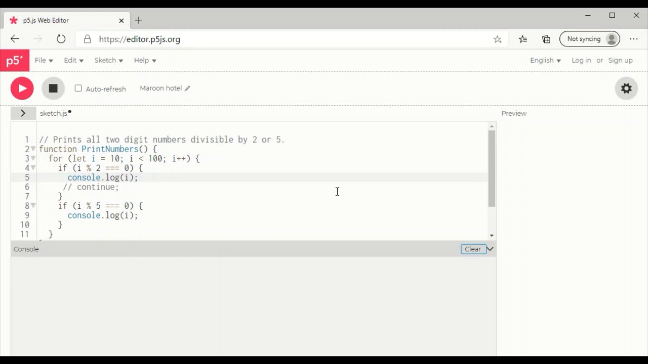 JavaScript Lesson 7: While Loop
