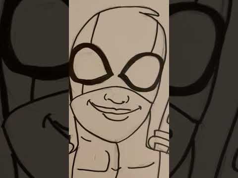gwenpool drawing / #drawing #marvel #gwenpool #shorts #art