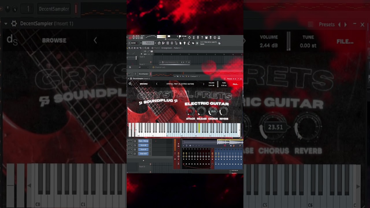 BEST GUITAR VST OF 2025! CRYSTAL FRETS | Electric Guitar DS Sound Library #flstudio #guitarvstplugin