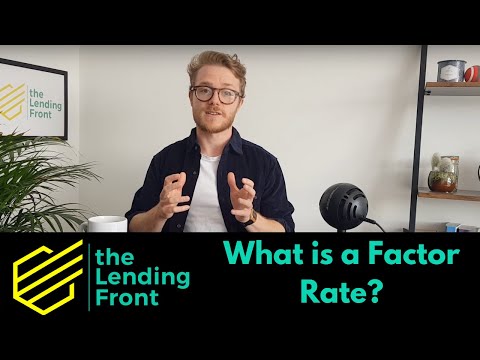 What is a Factor Rate?