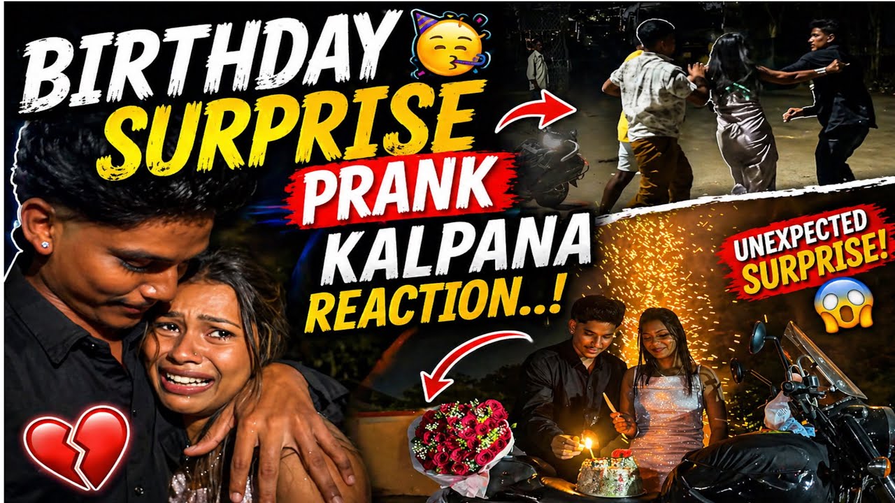 BIRTHDAY SURPRISE PRANK.!😭🥀😱#foryou #explorepage #surpriseprank #sad #sorry #love #reaction #viral 