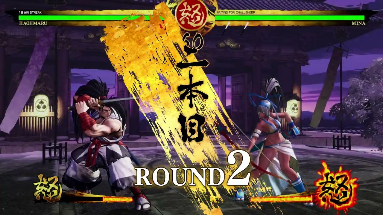 Samurai Shodown 2019 Haohmaru Vs. Mina