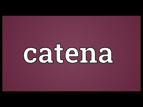 Catena Meaning