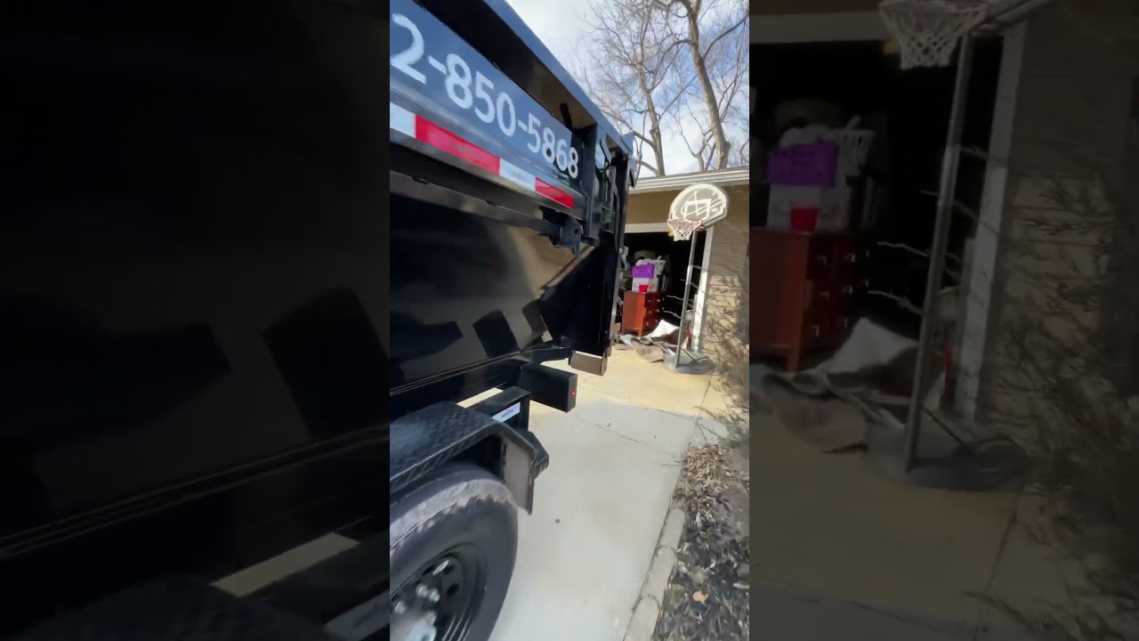 Concrete demolition #fordf350 #rolloff #dumpsters #dumptrailer #junkremoval #truck #concrete