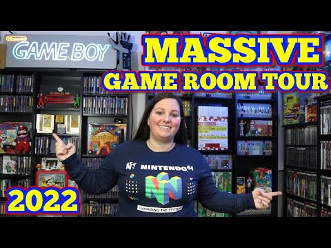 NEW 2022 GAME ROOM TOUR - 6,000+ Games, 300+ Consoles, Kiosks, Arcades, Displays and More! INSANE!!
