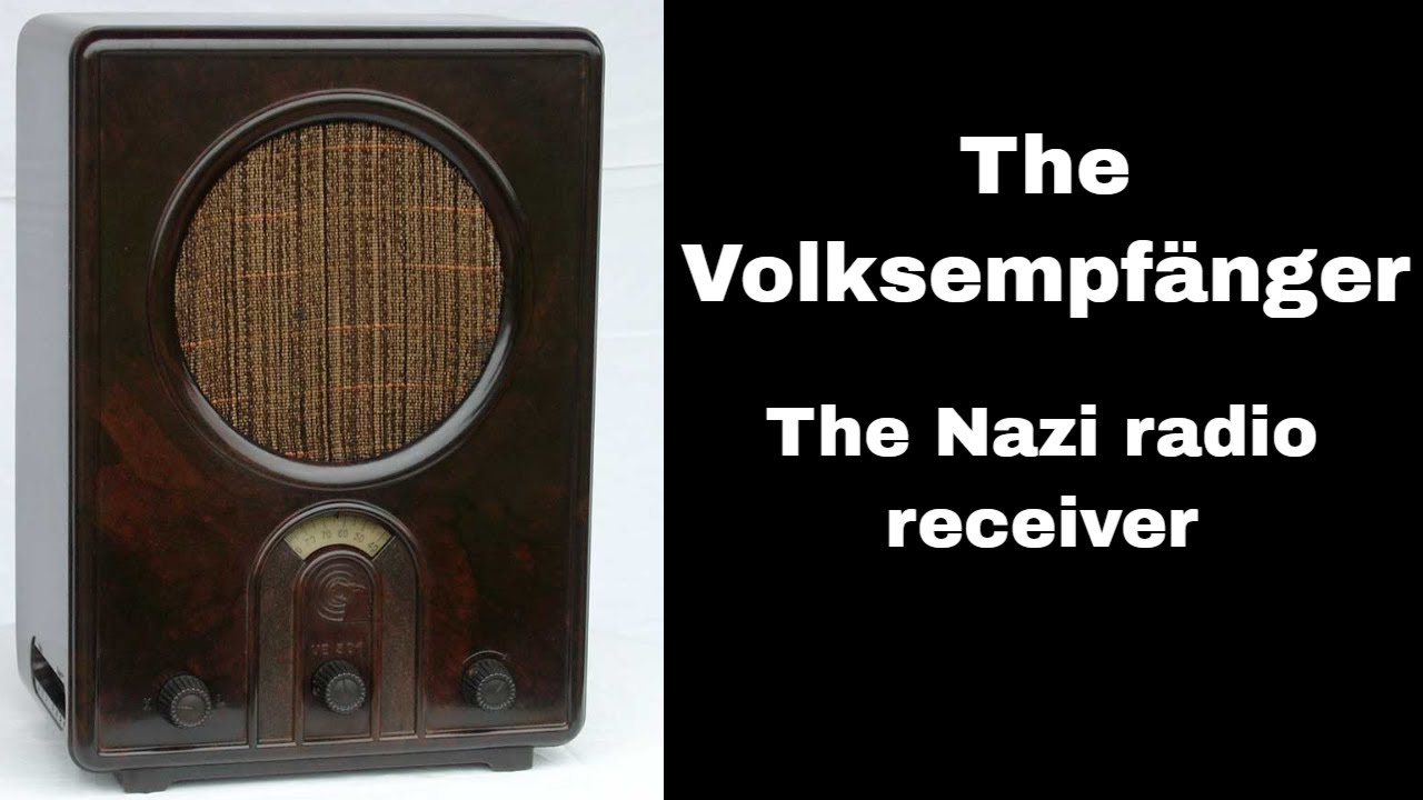 18th August 1933: Nazis reveal the Volksempfänger, a low-cost radio receiver, to the public