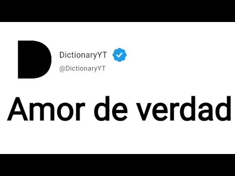 Amor de verdad Meaning in English