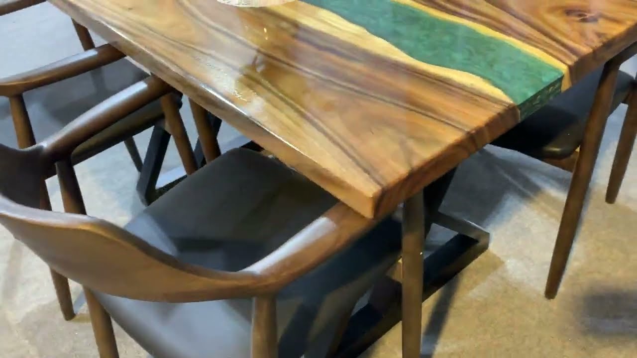 EPX0321 (1400-700-42) - Epoxy Coffee Table/ Study Table - Natural ...