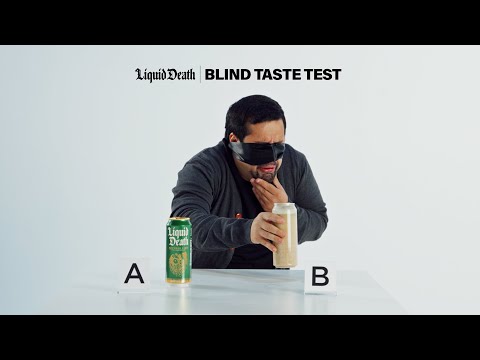 Liquid Death Sets Up A Bizarre Blind Taste Test | Commercial Society