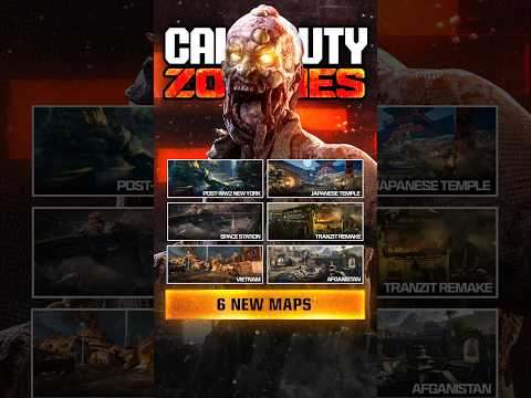 6 New Zombies Maps LEAKED… (2025 Update)