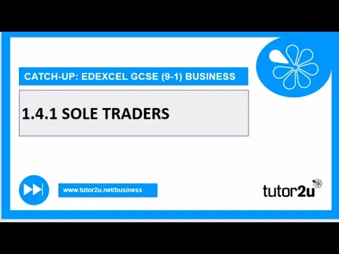 Sole Traders | Edexcel GCSE Business Catch Up 2021