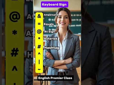 Keyboard Sign in English ||#englishvocabulary